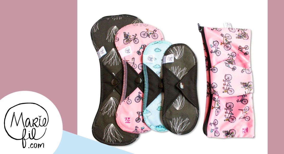 Produits menstruels gratuits et écoresponsables – Marie fil
